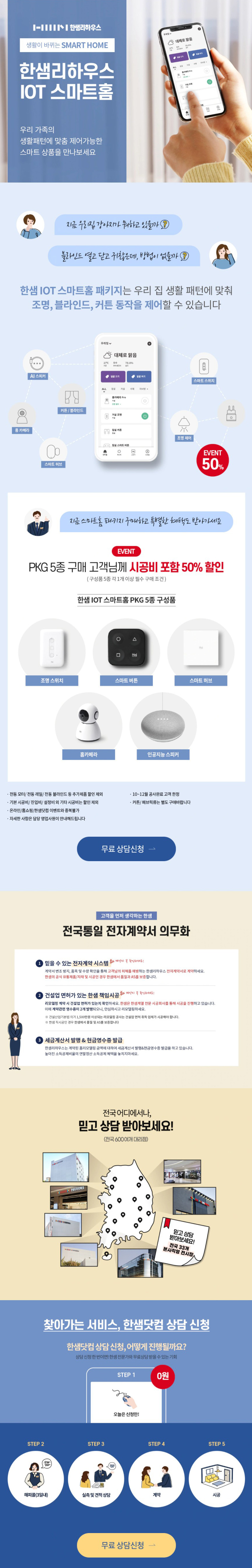 한샘리하우스 Iot 스마트홈 패키지